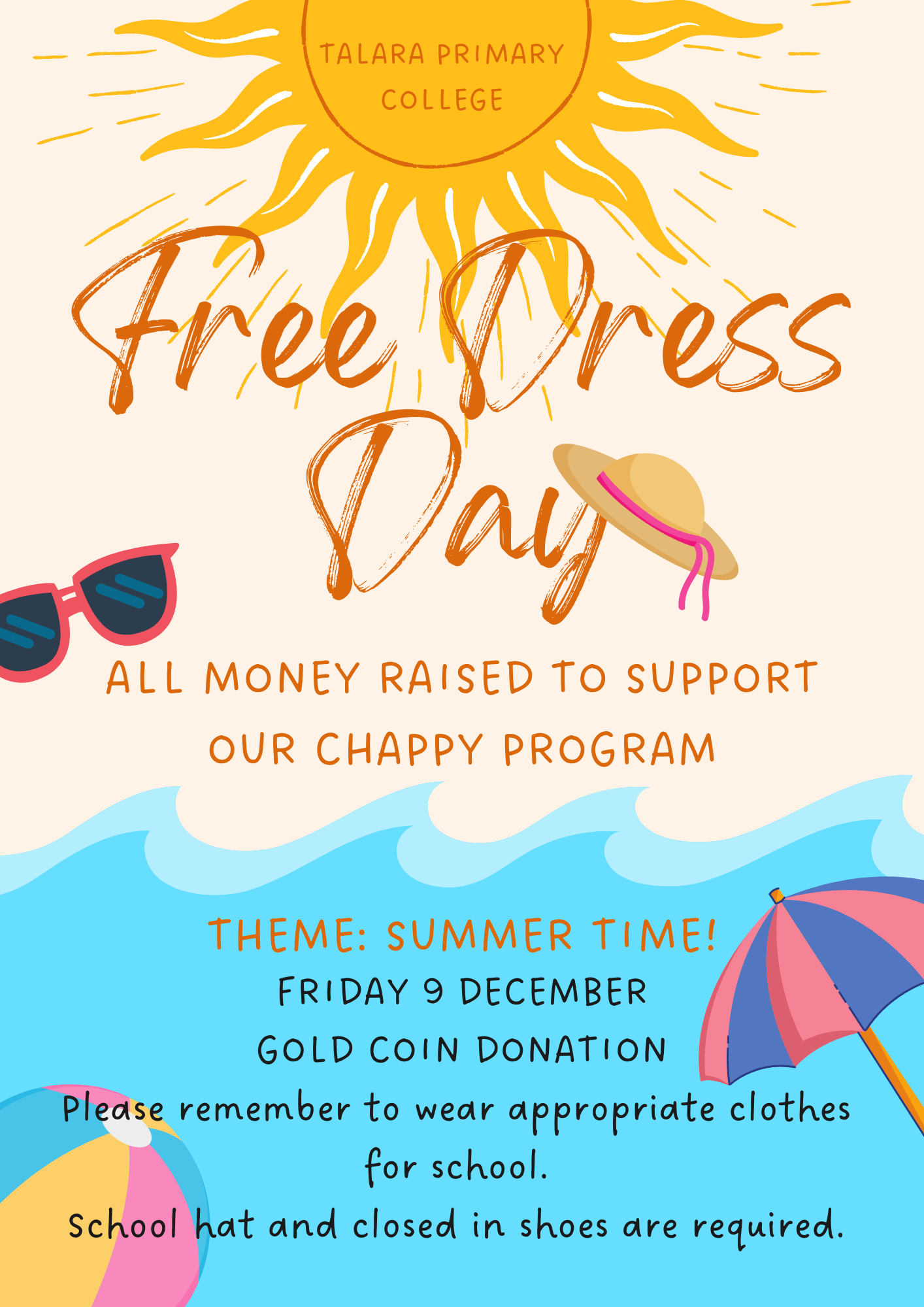 Free Dress Day Term 4